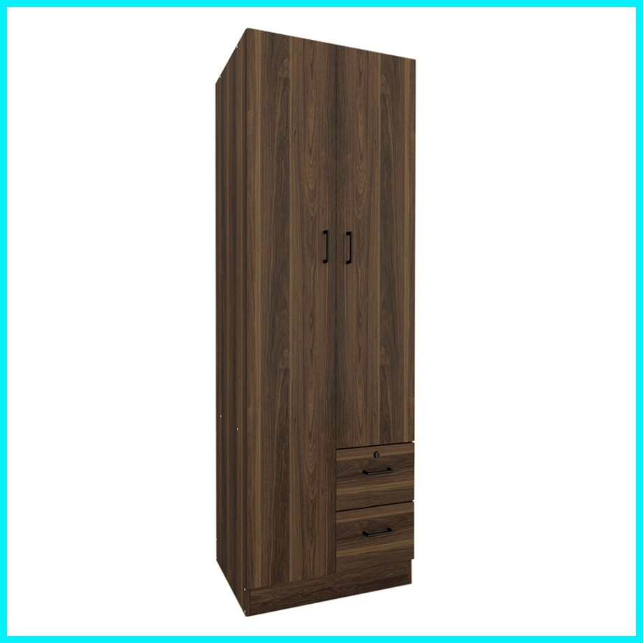 Mandaue Foam Averie 2 Door with 2 Shelves 2 Drawer Wardrobe | Shopee ...
