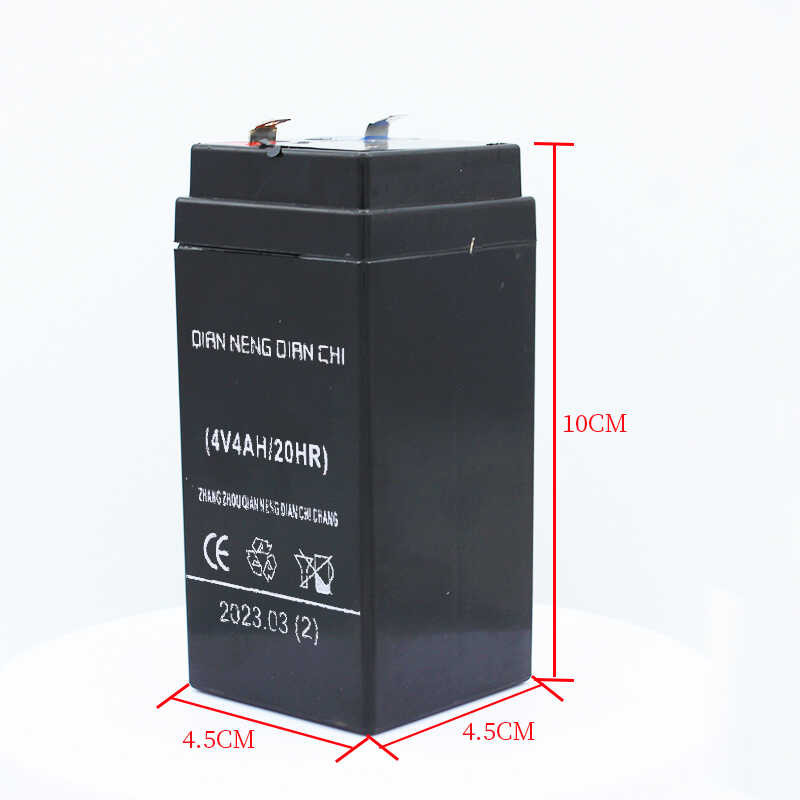 Electronic scale battery 4v4ah20hr universal 4V lead-acid battery ...