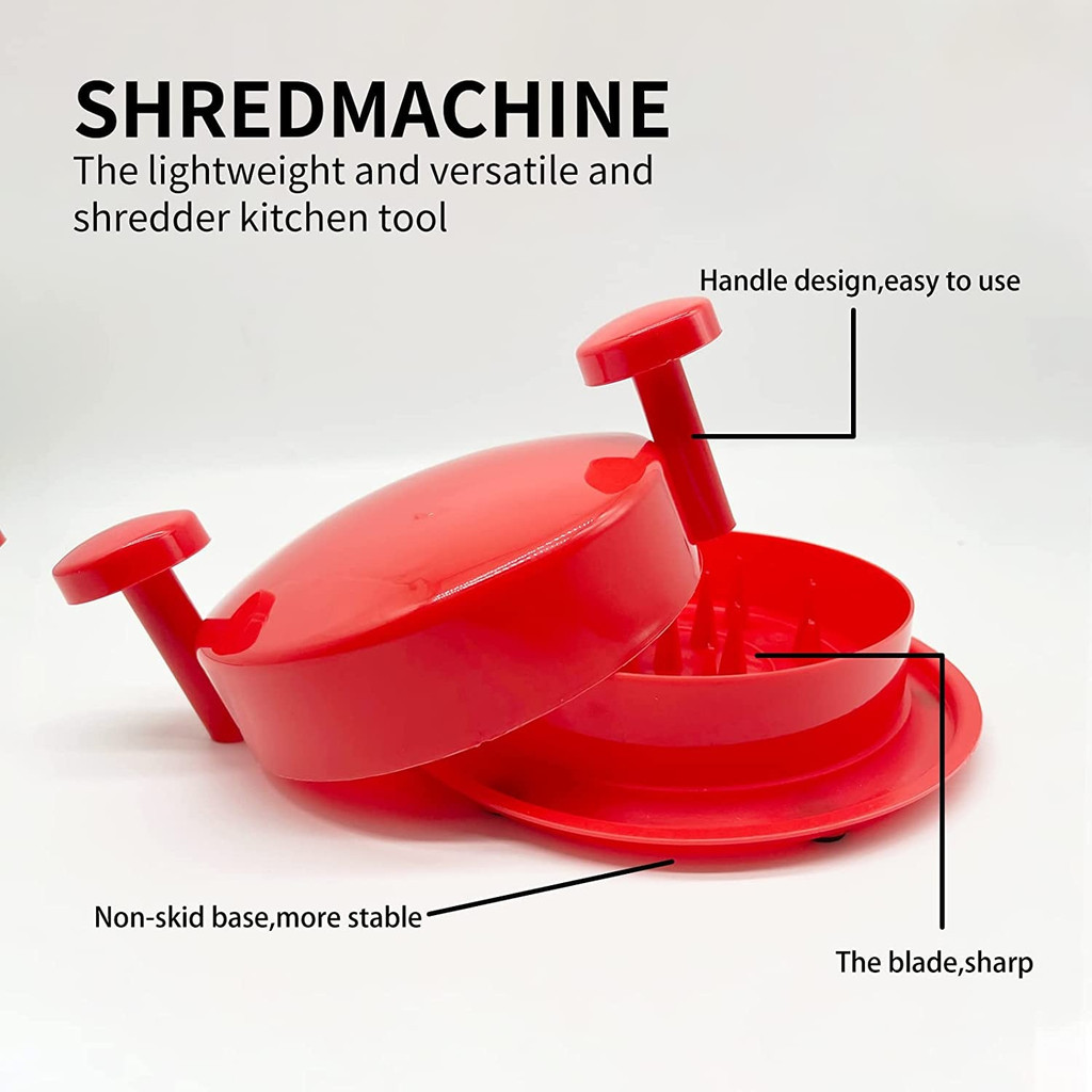 Chicken Shredder Bowl Meat Shred Machine for Pulled Pork Beef Cooked ...