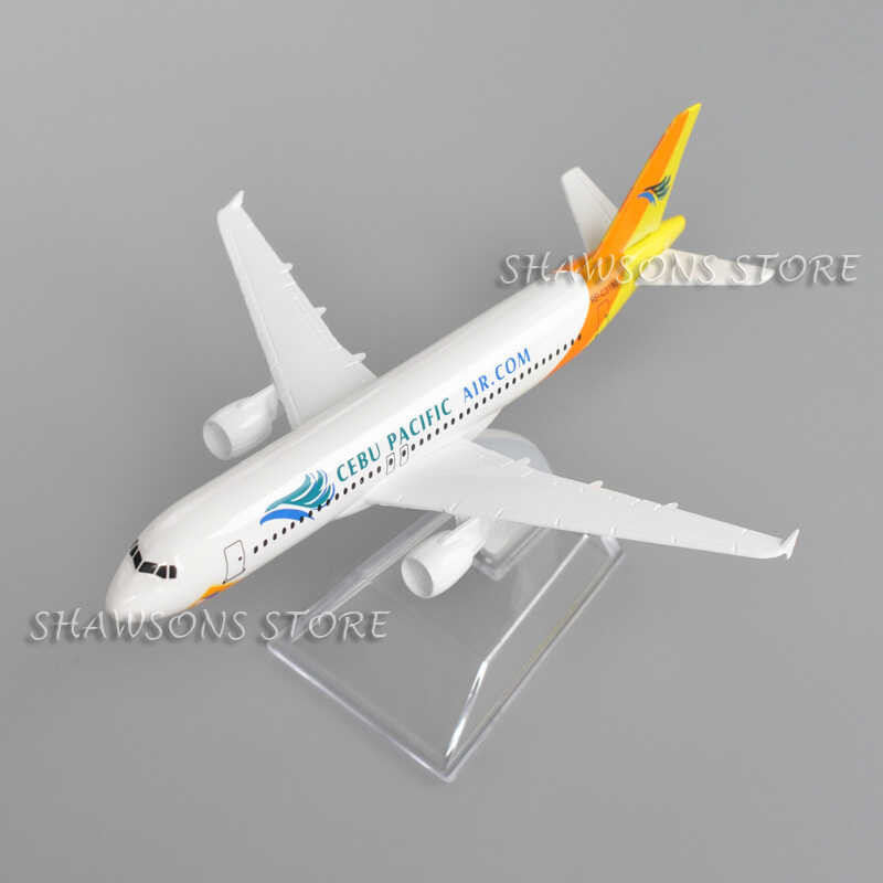 Scale 1:250 Diecast Metal Model Plane Toy Airbus A320 Cebu Pacific Air ...
