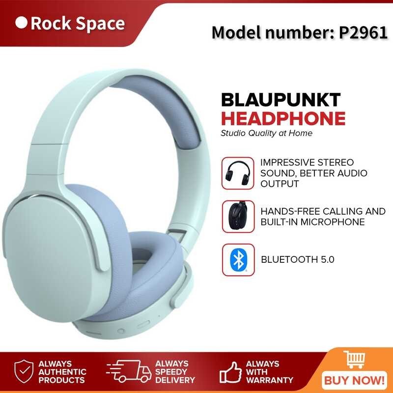 Rock Space P2961 Wireless Headphone Bluetooth Foldable Headset Gamit ...