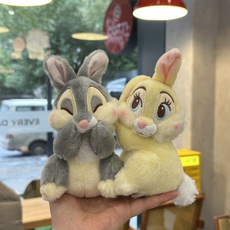 Cute Cartoon Blush Bunny Doll Pendant Plush Doll Keychain Gift | Shopee ...