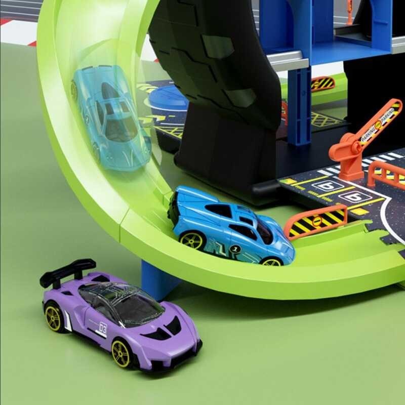 Kids Track Educational Race Car Game Set Na May 4 Alloy Vehicles ...