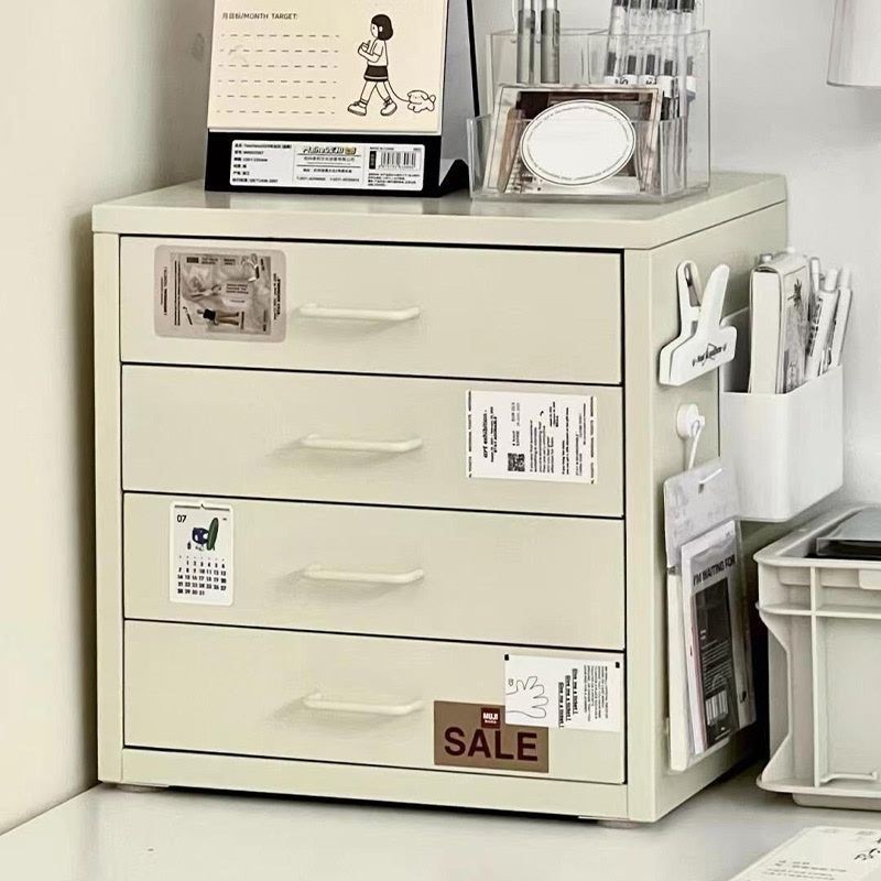 Iron Desktop Storage Box Drawer-type Office File Multi-layer Storage ...