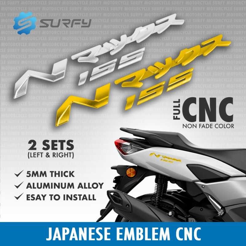 Yamaha Japanese Nmax 155 - Emblem Full CNC 3D 5Mm Thick With M3 Tape ...