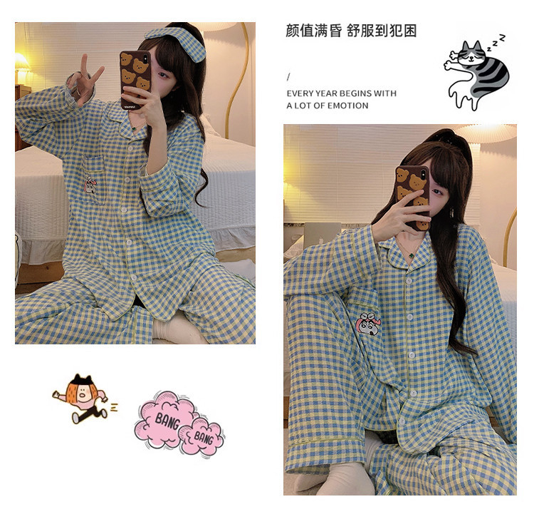 Terno Pajama for Woman L-5XL Plus Size Pajamas Set Autumn Long Sleeves ...