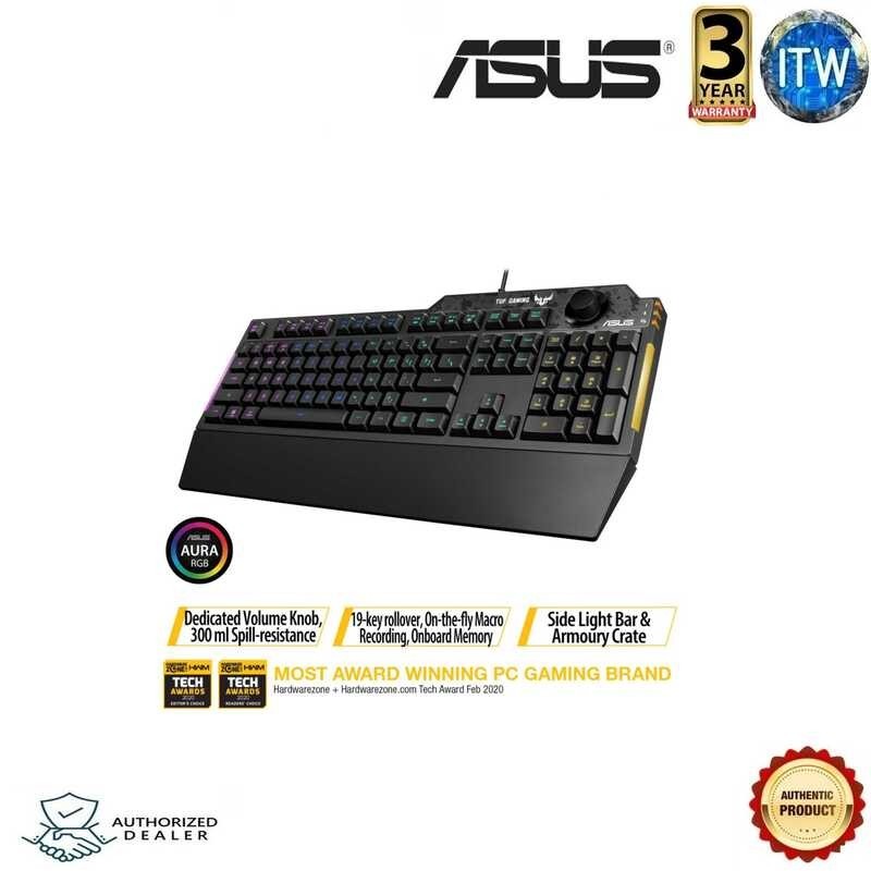 TUF ASUS K1 RGB Wired Gaming Keyboard | Shopee Philippines