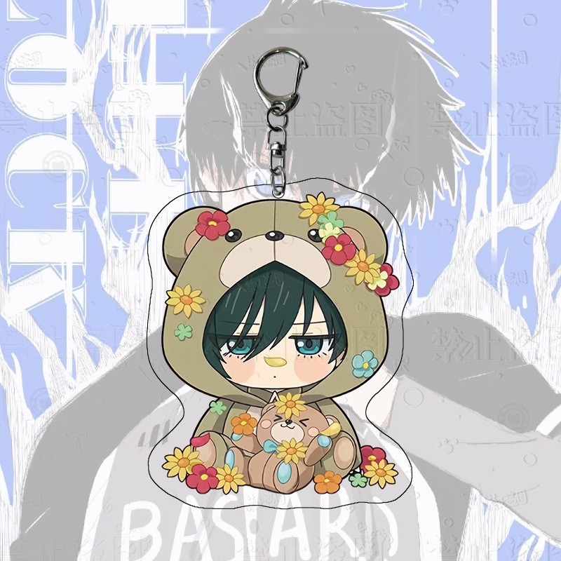 Blue Lock Keychain Anime Keyring Acrylic Cute Bag Pendant Cartoon ...