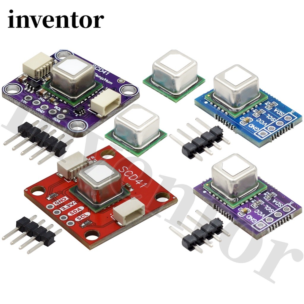 SCD40 SCD41 gas sensor module detects CO2 carbon dioxide temperature ...
