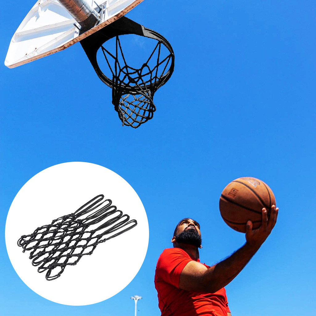Black Basketball Net Sporting Goods Basketball Net Bag Indoor Outdoor ...
