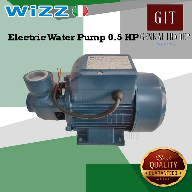 Wizz Electric Water Pump 1/2 HP | Shopee Philippines