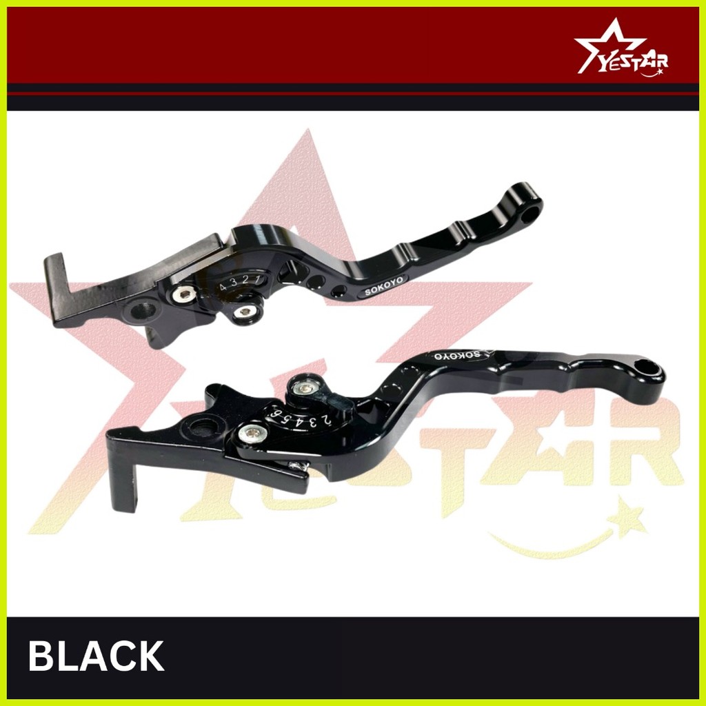 ∈ ⚽︎ YESTAR PH1 Pair CNC Alloy Nmax v1 v2 Brake Lever Adjustable Nmax ...