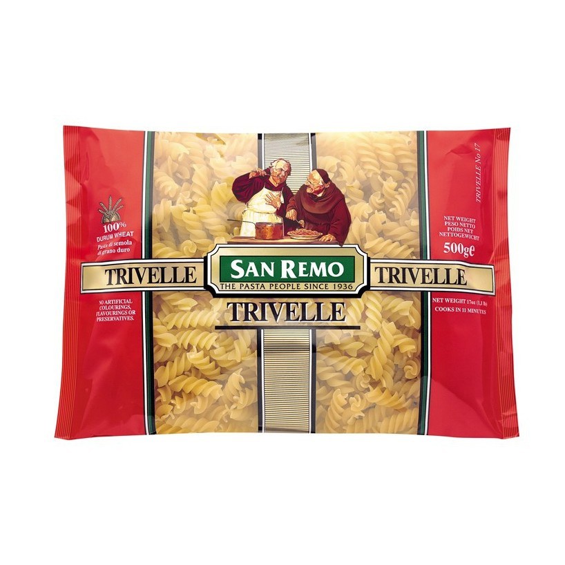 San Remo Trivelle Pasta 500g | Shopee Philippines