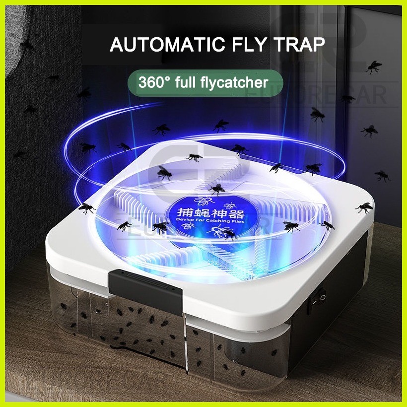 § ∏ Flycatcher Effective Fly Trap Pest Device Insect Catcher Automatic ...