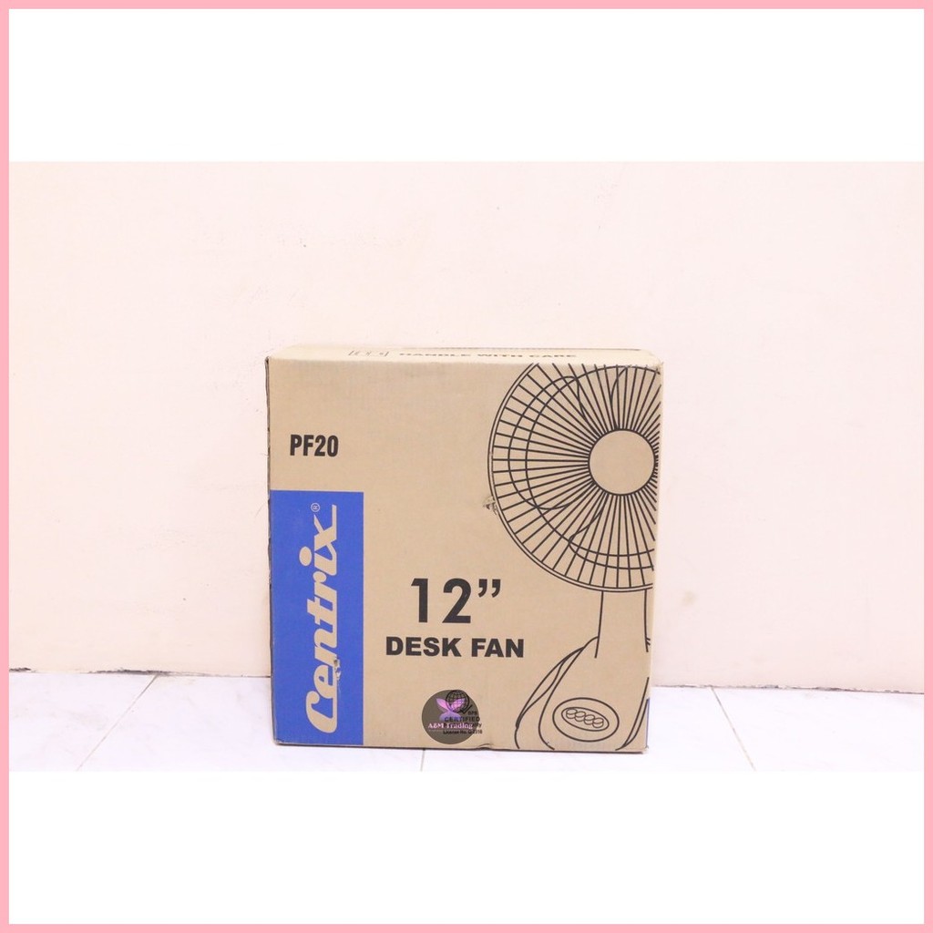 Desk Fan Electric Fan "12 CENTRIX 35 Watts, Fan head may be tilted for ...