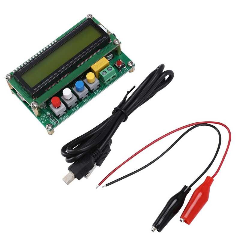 L/C Inductance Digital Capacitor LCD Capacitance Meter Tester Mini ...