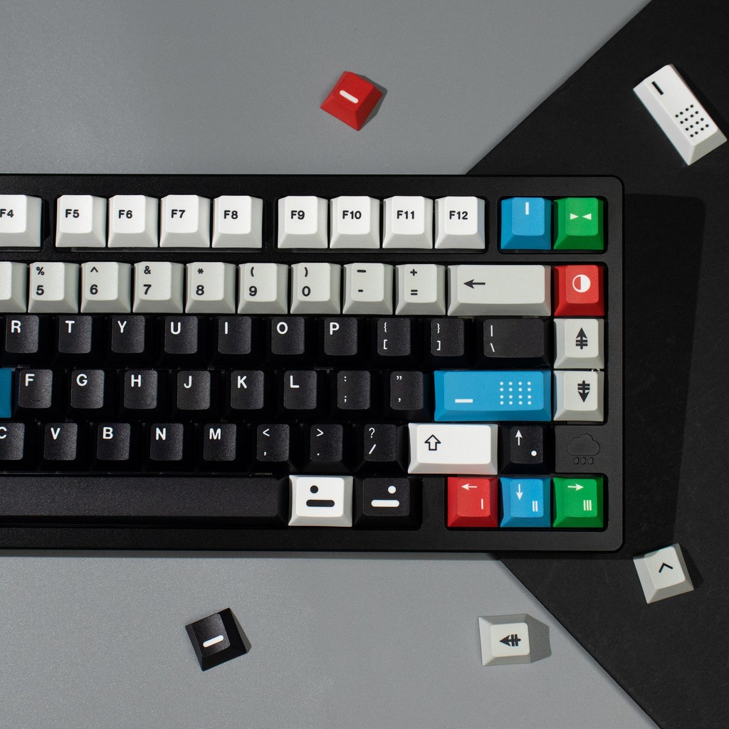 RESONANCE R2 Keycaps 1.7mm Icon PBT cherry Profile Keycaps for MX ...