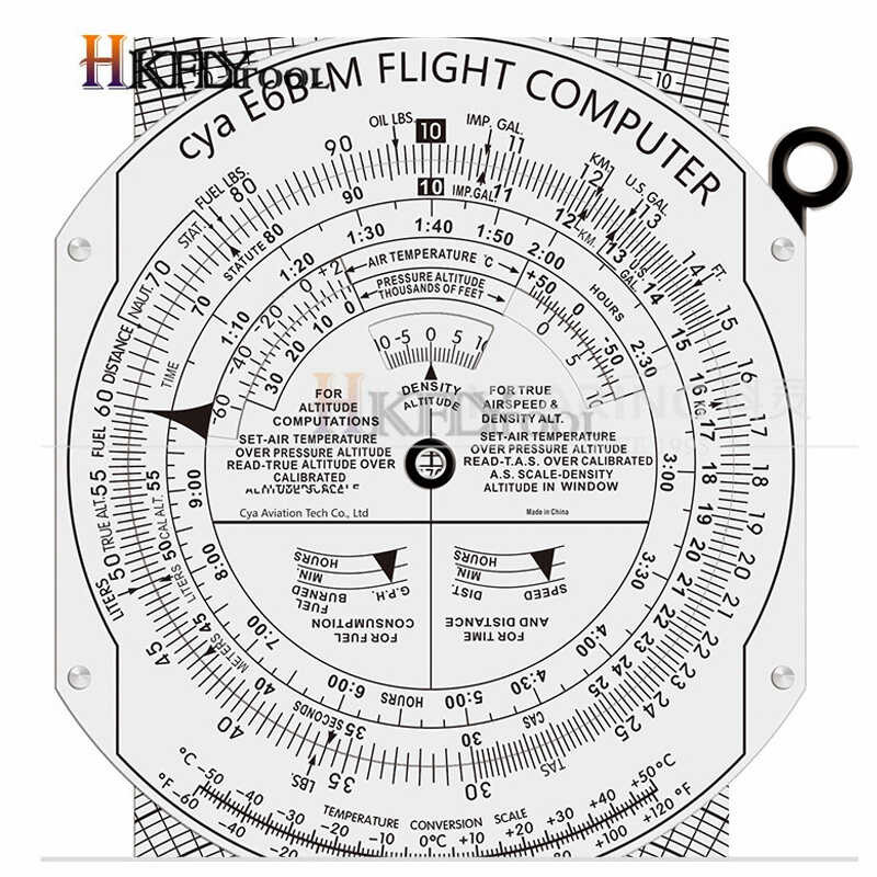 Plastic Pilot for Pilots Military Slide Rule Aviation Flight Ruler ...
