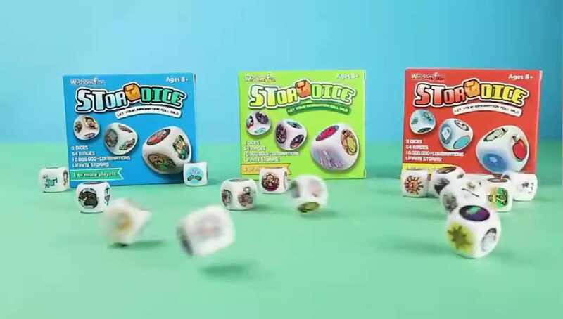 Story Dice Montessori Eduional Toys DIY Imagination Storytelg ...