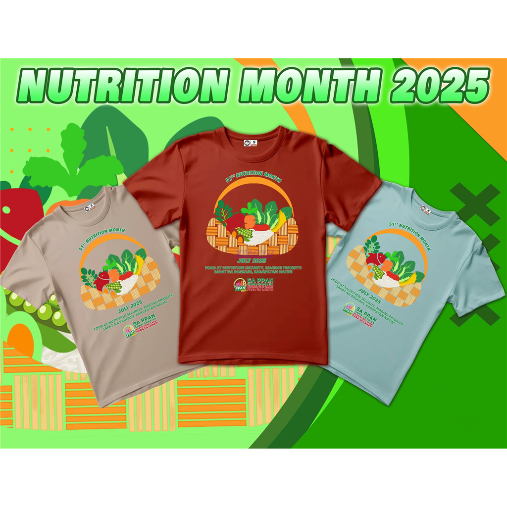 【Free Custom Name & Number】PPAN Nutrition Month 2025 Official Tshirt ...