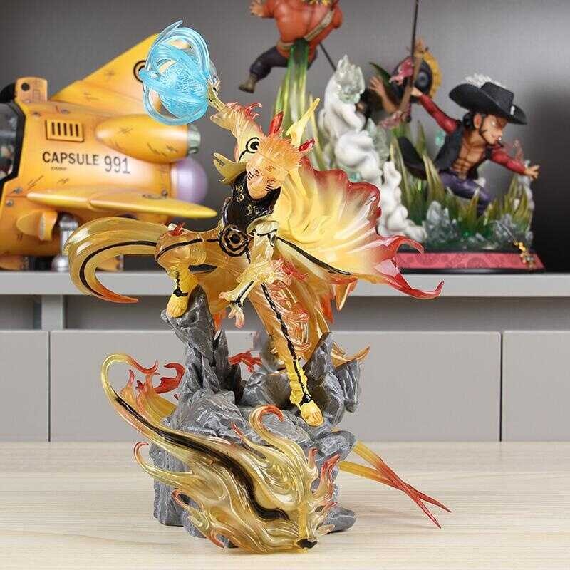 Naruto Ten Years Hundred Ninja Studio Nine Tailed Naruto Figure GK ...