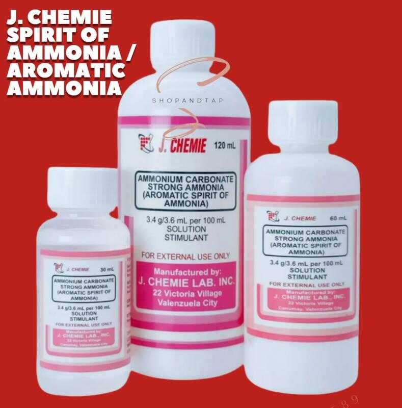 J. Chemie Spirit Of Ammonia / Aromatic Ammonia Walking Sticks | Shopee ...