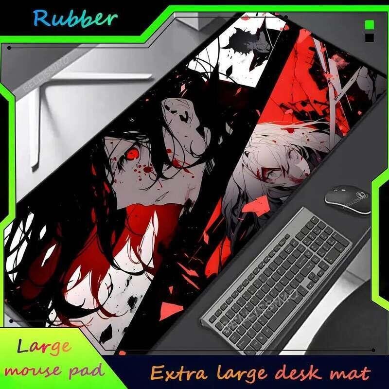 Keep Fast Shop- Red skull large cartoon horror rubber non-slip desk mat ...