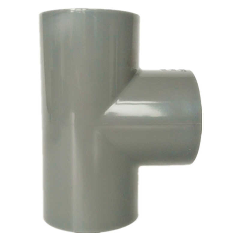 PVC-U Straight High-Quality Tee Plastic Tee PVC Pipe Fittings Socket ...