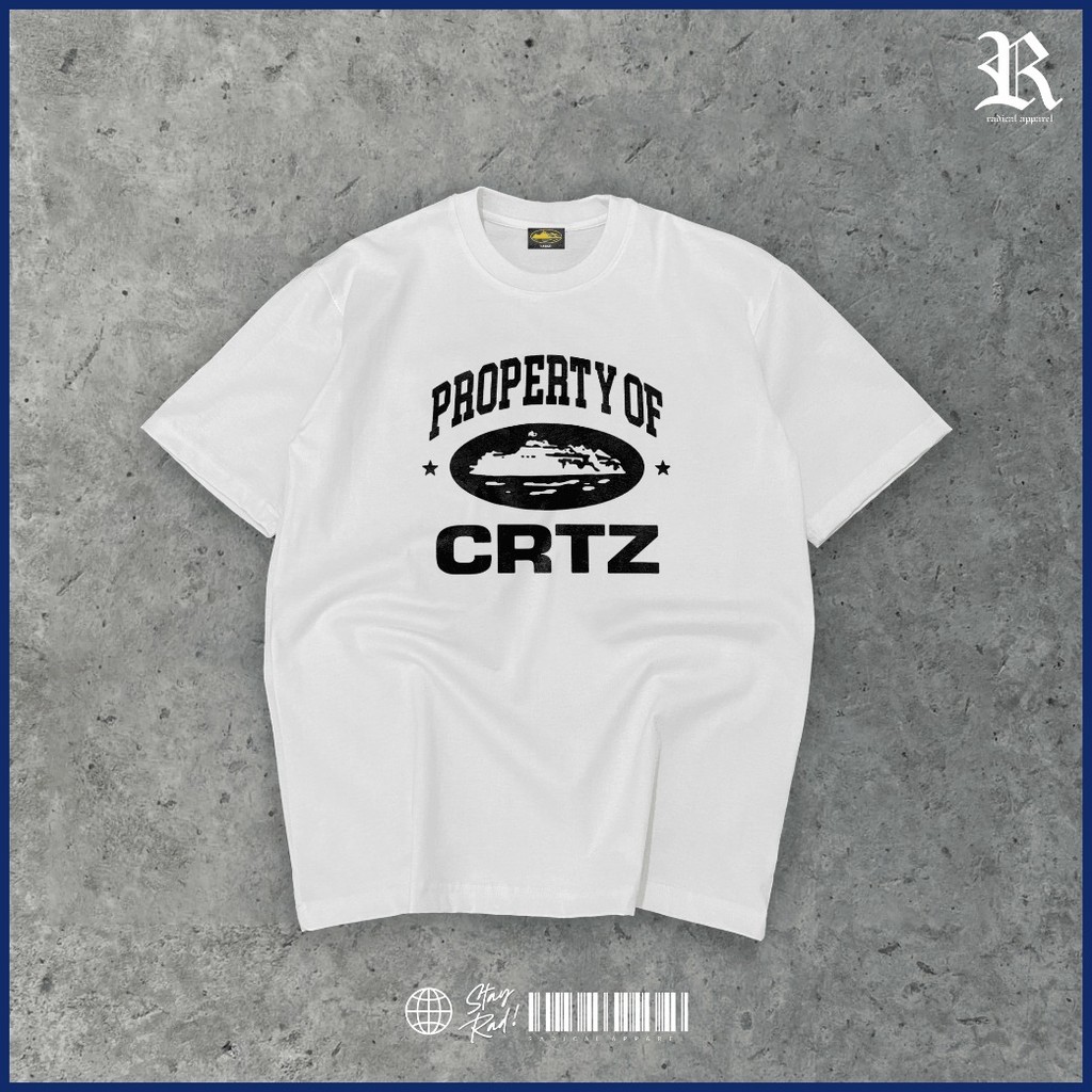 CORTEIZ PROPERTY OF CRTZ OVERSIZED SHIRT HIGH QUALITY STREETWEAR UNISEX ...