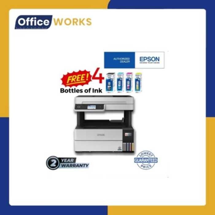 Epson Printer / Ecotank L6490 3 In 1 Continuous Ink Wireless With ...