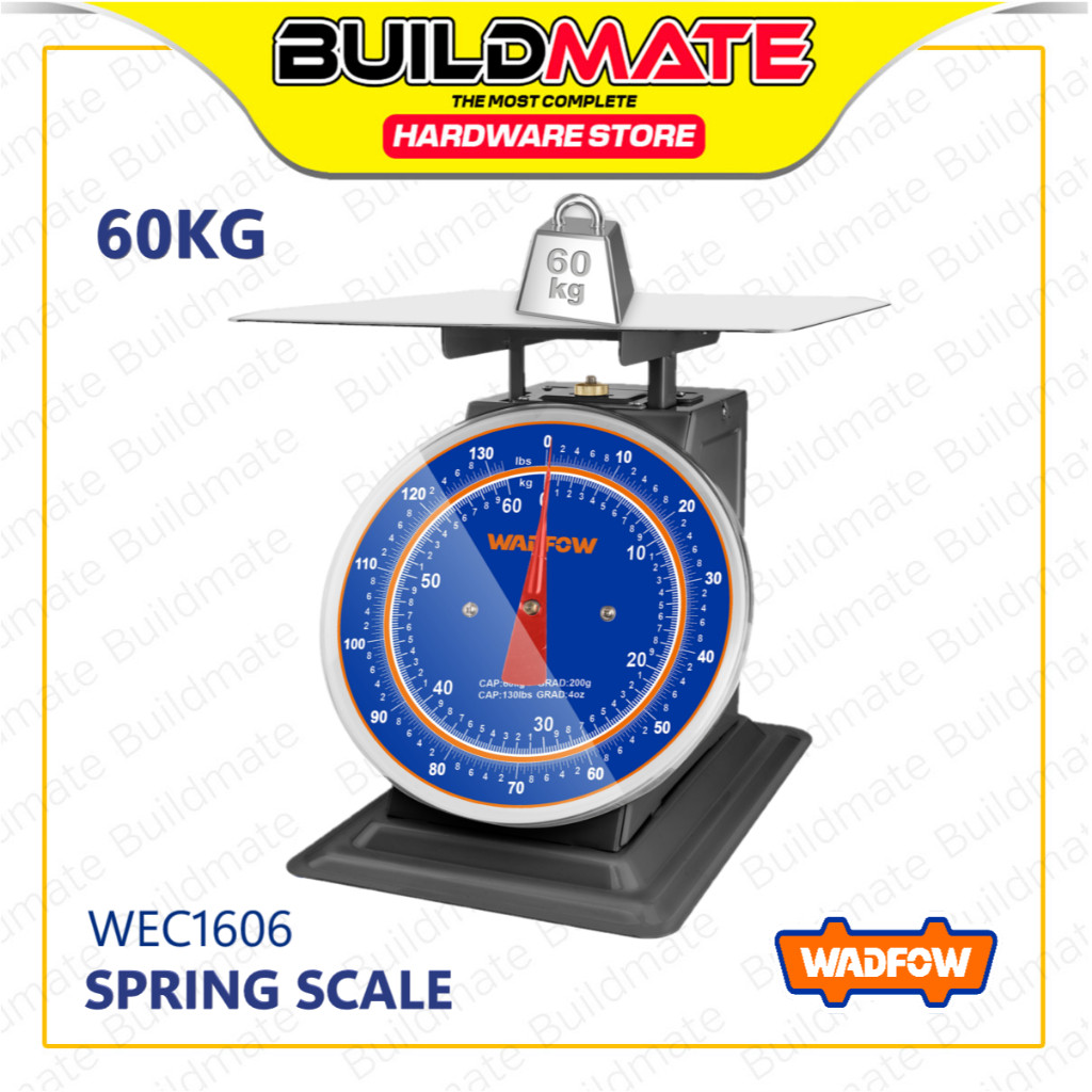 BUILDMATE Wadfow 60KG Flat Spring Scale Mechanical Dial Kitchen ...