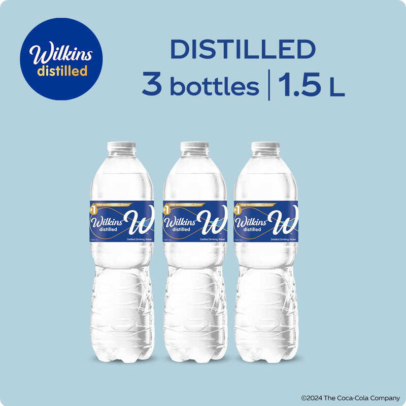 Wilkins Distilled Water 1.5L - Pack Of 3 | Shopee Philippines