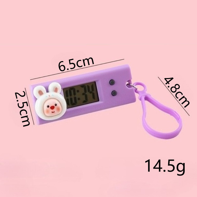 Electronic Watch Keychain Adjustable Time Date Function for Exams Class ...