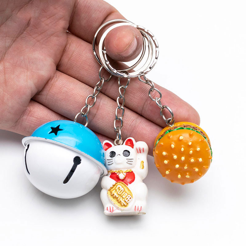 100Pcs/Bag Key Ring With Chain Metal Keychain Rings Key Chain Key ...