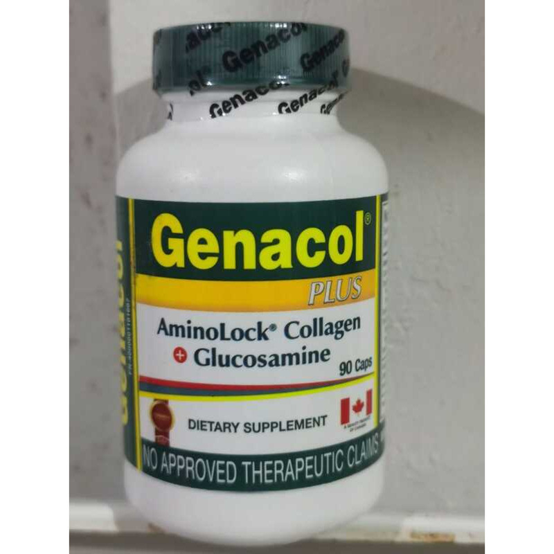 Genacol Plus Amino Lock Collagen + Glucosamine 90 Capsule Joint Health Supplement Aminolock 672 ...