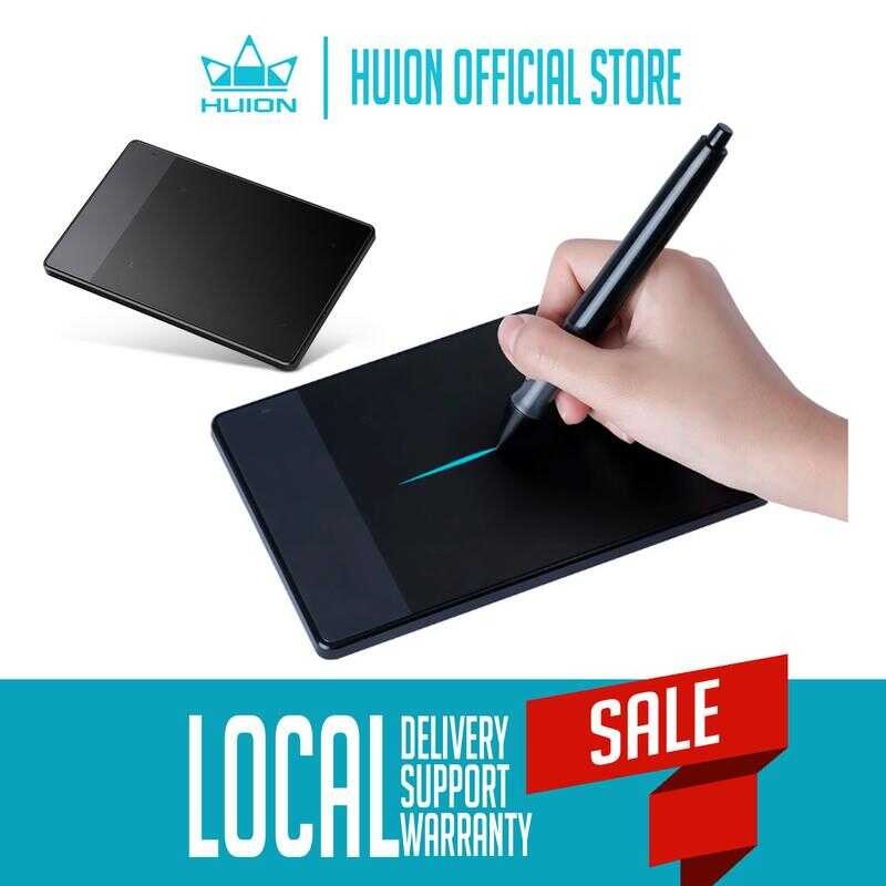 Huion H420 Graphics Tablet With 3 Express Keys 2048 Pressure Digital Pen For E-Signing That C ...