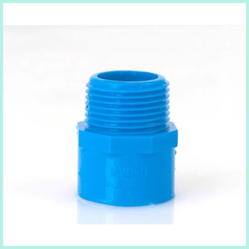 PVC blue fittings Male Adapter 1/2(50pcs per bag) | Shopee Philippines