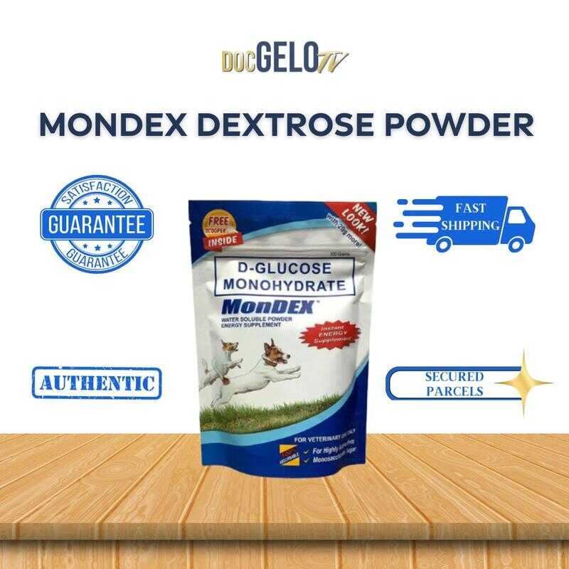 MONDEX D-Glucose MONOHYDRATE POWDER PET ENERGY SUPPLEMENT | Shopee ...