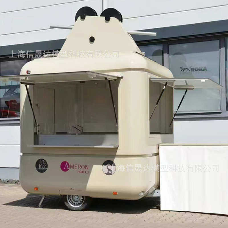 Commercial Street Mobile Food Small Sales Stall Cart Ouyi Double Door ...