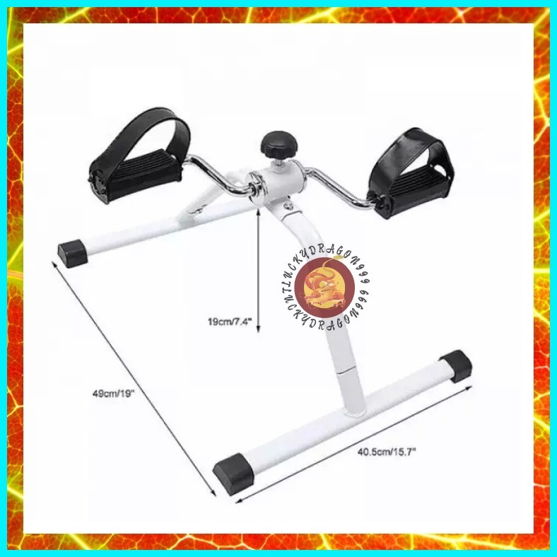 Easy Exercise Pedal Exerciser Lightweight Portable Folding Mini Bike ...