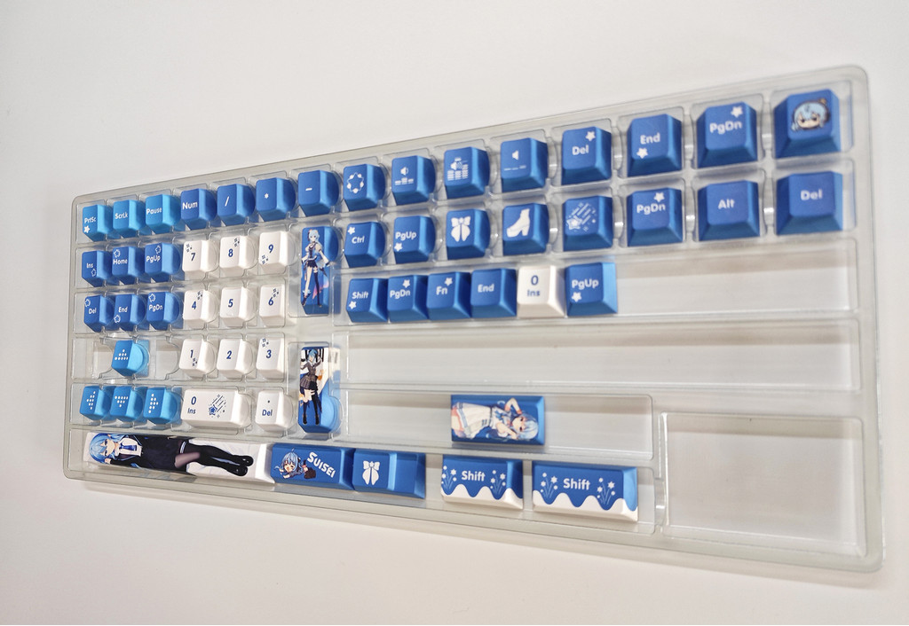 Hololive Hoshimati Suisei Keycap Cherry Profile PBT Five-sided Dye ...