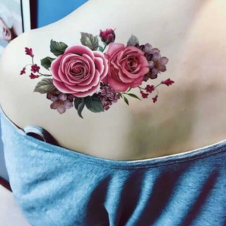 hangchenhe tattoo stickers waterproof babae mahaba bulaklak ankle braso ...