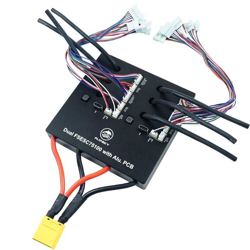 Flipsky Dual 75100 Gamit Ang Aluminum PCB Ibabasa VESC Para Sa Electric ...