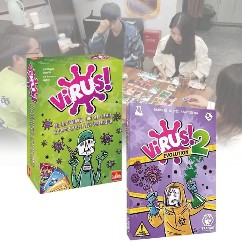 Paper Durable Copper Virus Infection Card Game For Emotional Visual And ...