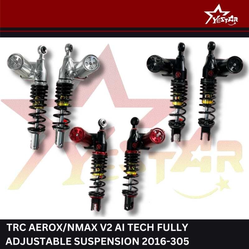 TRC Yestar AI Tech Fully Adjustable Suspension For Aerox/Nmax V2 ...
