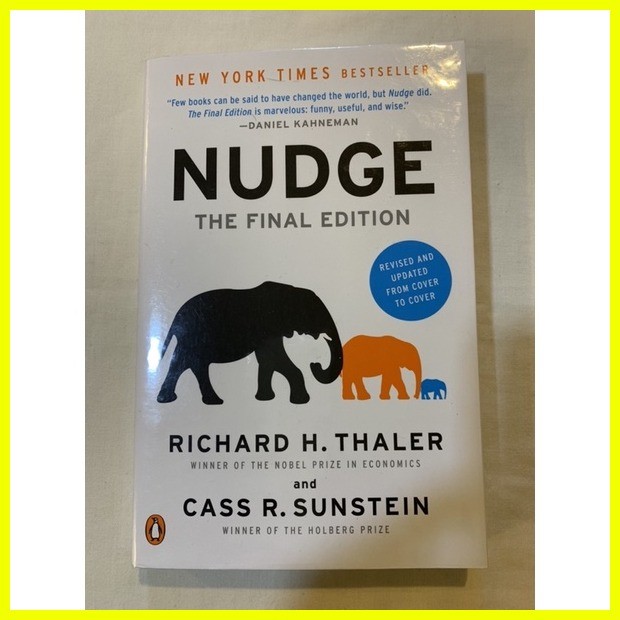 NUDGE: The Final Edition by Richard Thaler and Cass Sustein | Shopee ...