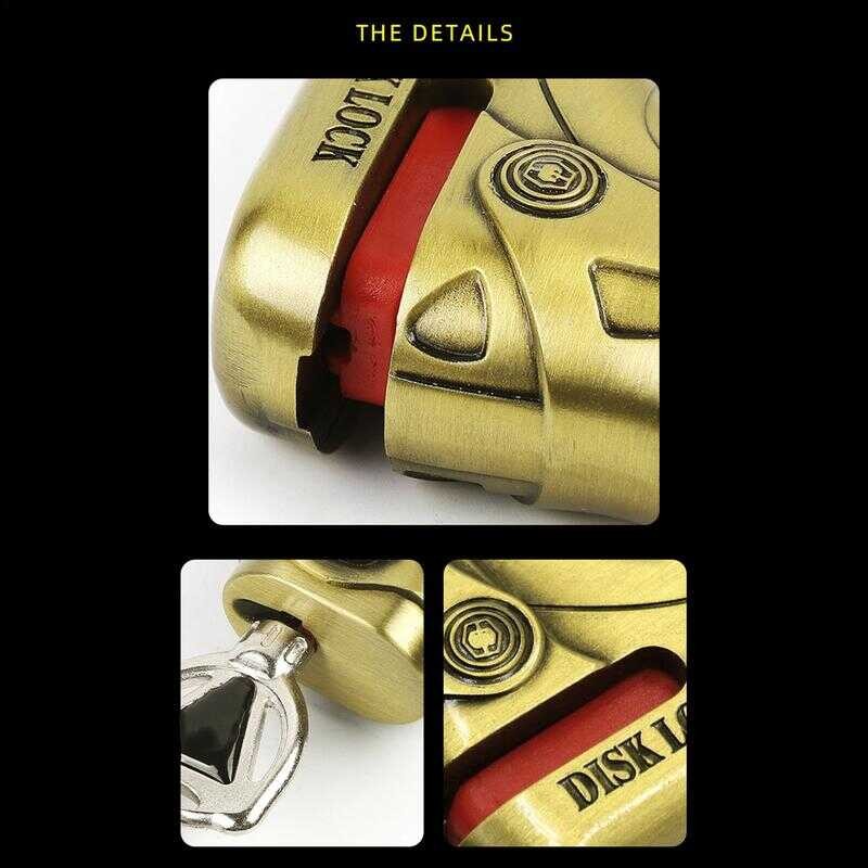 Motorcycle Anti Theft Cable Loc Heavy Duty Brake Key Wheel Disc Lock ...