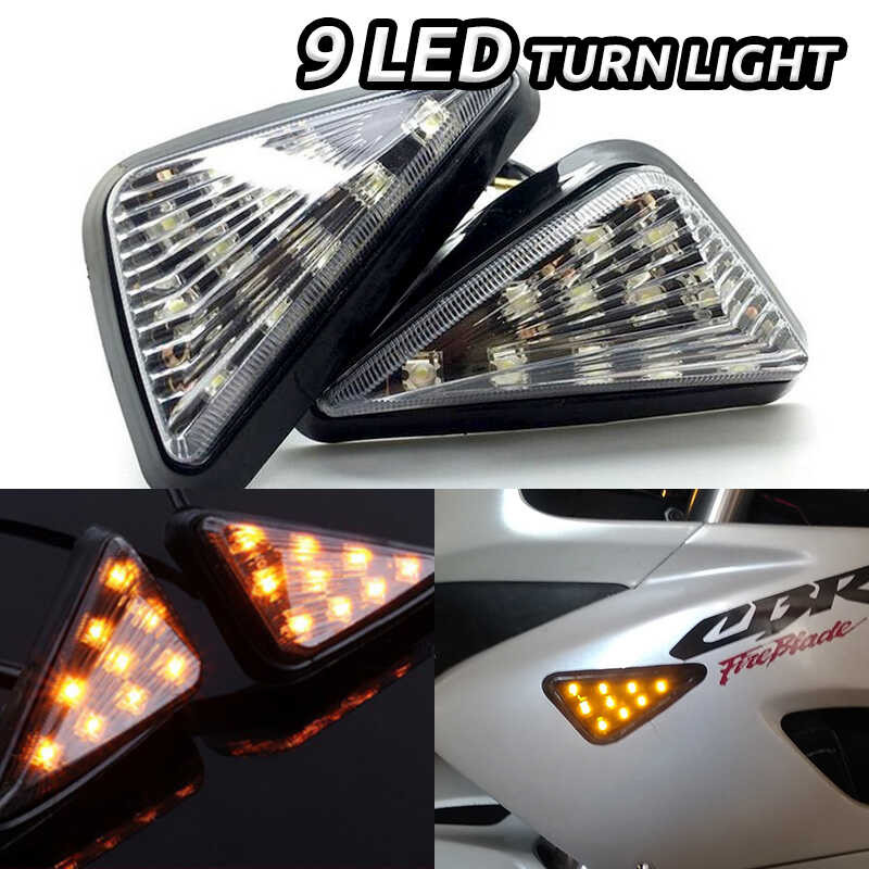 Motorcycle Modified Universal Signal 12V Retro LED Turn Light Large ...