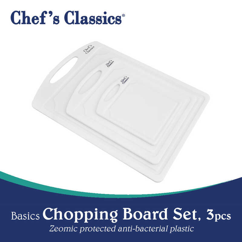 Basics Classics Chef's Chopping Board Set, 3Pcs | Shopee Philippines