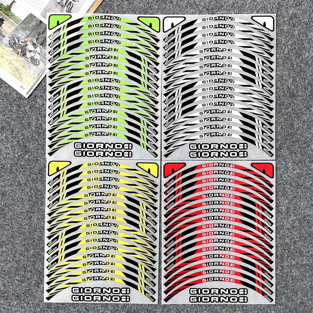 for Honda Giorno Giorno 125 Giorno125 front fender reflective vinyl ...